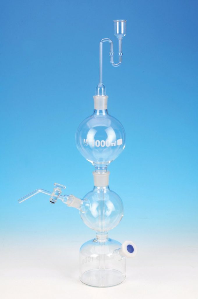 Funnels Borosilicate Glass, chemistry lab instrument, glassware equipment